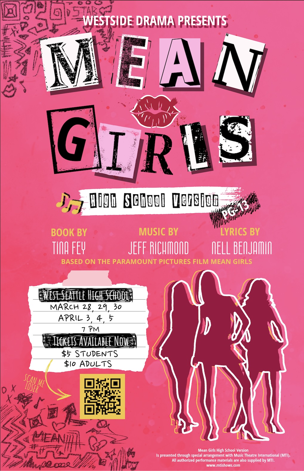 West Seattle High School drama department takes on "Mean Girls" the ...